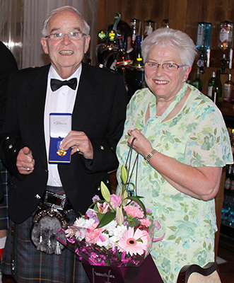 Order of the Golden Bow for outstanding service in Clan MacInnes