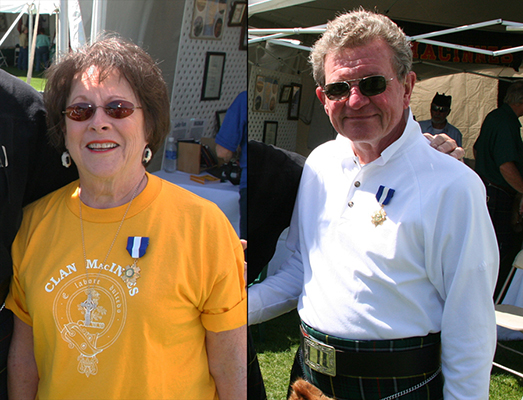 Order of the Golden Bow for outstanding service in Clan MacInnes