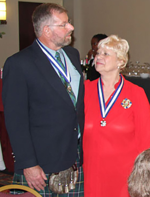 Order of the Golden Bow for outstanding service in Clan MacInnes